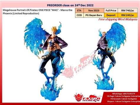 Preorder Megahouse Pop Portraitofpirates One Piece Mas Marco The