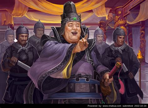 yangx2的插画作品 三国杀 宦官领军 插画中国 chahua org