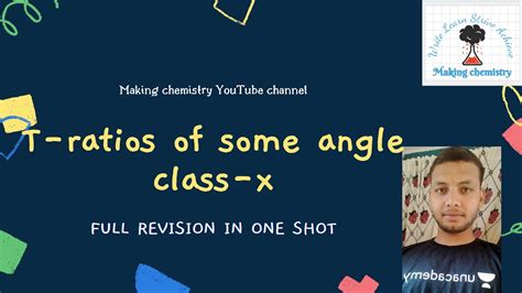 Trigonometric Ratio Of Some Particular Angles Youtube