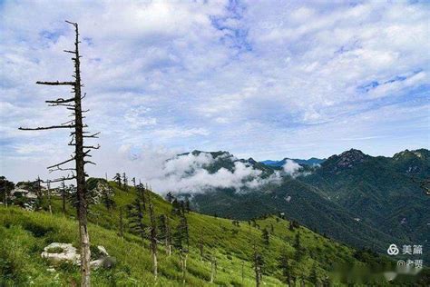 汉中驴友徒步秦岭腹地秘境鹿角梁，纵览群山险峻壮观登山