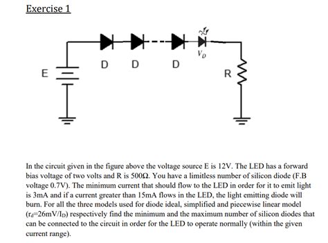 Solved Exercise 1 In The Circuit Given In The Figure Above Chegg