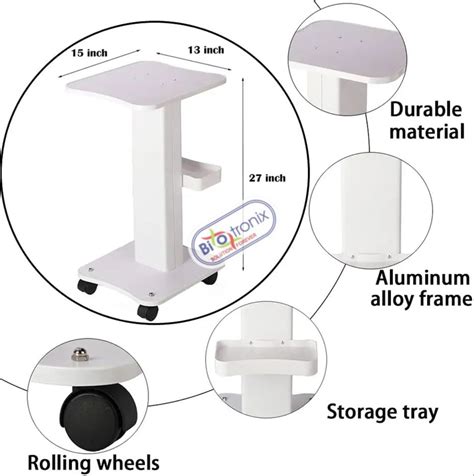 Hair Salon Utility Trolley With Storage Beauty Equipment Trolley With