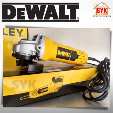 Syk Dewalt Dw810b Xd 4 100mm Small Angle Grinder Mesin Pengisar