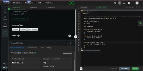 Kunal Kishor On Linkedin Dsa Cpp Geeksforgeeks Codingchallenge