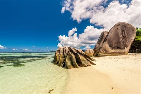 Premium Photo Beautiful Beach At Seychelles