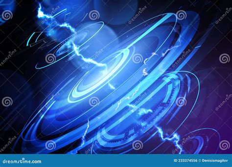 Cyberspace With Particles And Digital Data Network High Speed Connection And Data Analysis