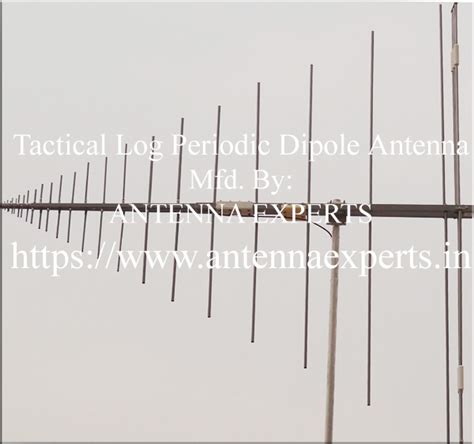 vhf uhf compact size log periodic dipole antenna 20 500 mhz