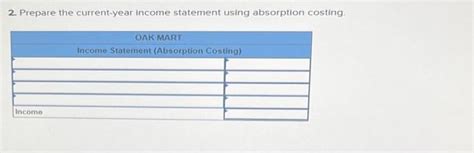 solved exercise 6 11 algo absorption costing and variable