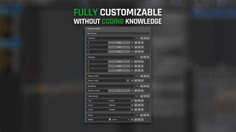 Blender Custom Panel