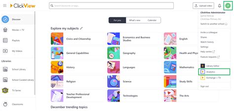 Clickview Analytics Clickview Education