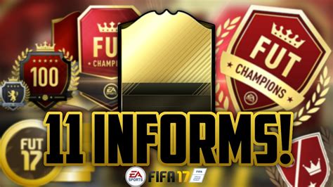 11 INFORMS FIFA 17 FUT CHAMPIONS YouTube
