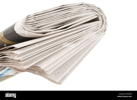 Folded Newspaper