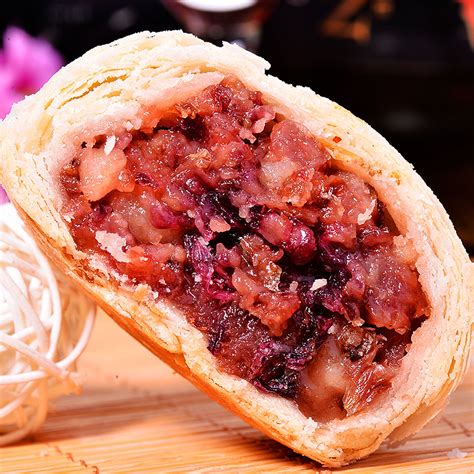 10个包邮 云南特产糕点老人食品 滇园月饼 鲜花火腿云腿月饼80克滇园食品旗舰店