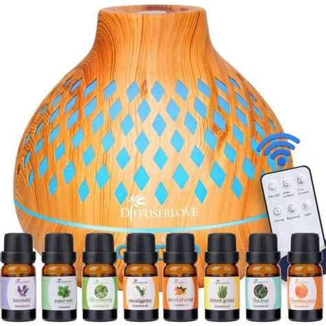 Diffuserlove Diffuseur D Huiles Essentielles Electrique T L Commande Ml Diffuseurs Pour