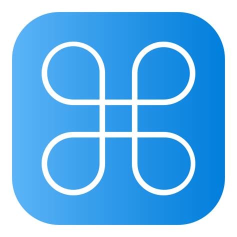 Command Generic Flat Gradient Icon