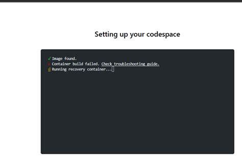 Codespace Failing Microsoft Qanda