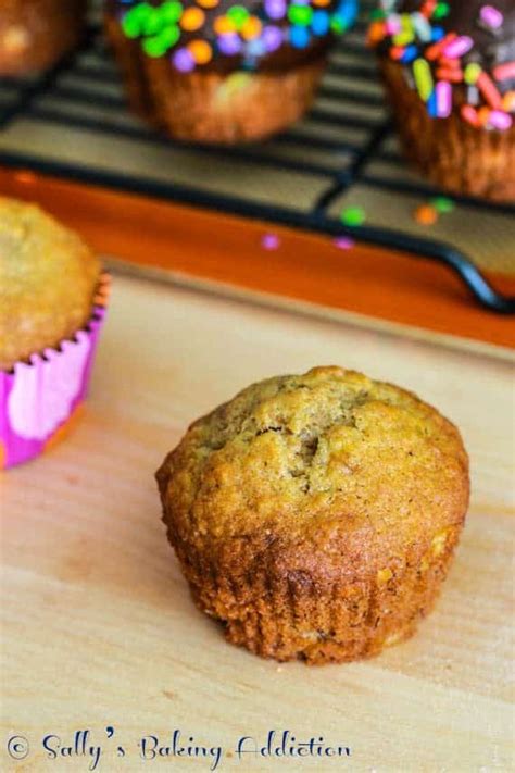 Chocolate Glazed Banana Bread Muffins Sallys Baking Addiction