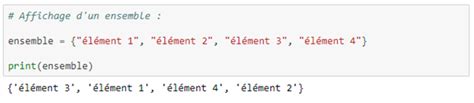 Tutoriel Python D Finir Les Ensembles Tutoriel Python