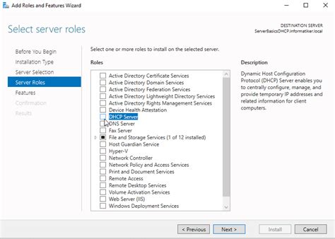 ServerBasicsInstallDHCP IT Blog
