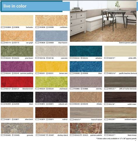 Marmoleum Click Flooring Colors Icon