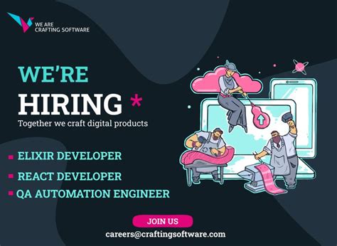 Craftingsoftware On Linkedin Craftingcareers Elixir React Qa Mid Senior Craftingsoftware