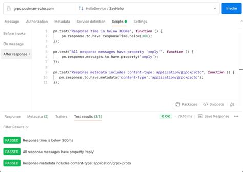 Test And Debug Values In Grpc Requests Using Javascript In Postman Postman Docs