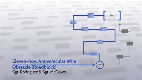 Eleven Row Antivehicular Wire Obstacle Roadblock By Diego Rodriguez