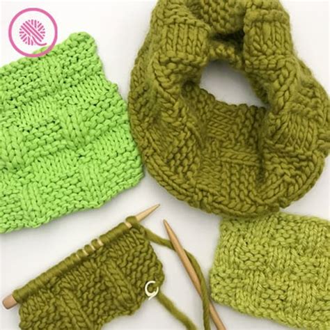 Lesson How To Knit The Basketweave Stitch For Beginners