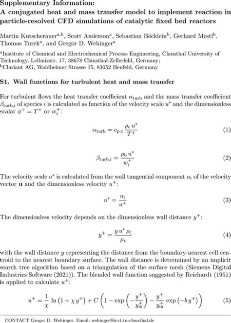 A Conjugated Heat And Mass Transfer Model To Implement Reaction In