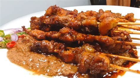 Resep Sate Kambing Bumbu Kacang Empuk Meresap