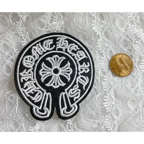 Iron On Patch Chrome Hearts Brand New Measurement Depop