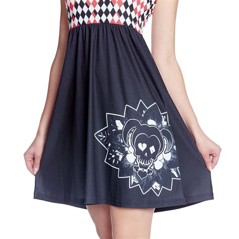 Harley Quinn Pattern Dress