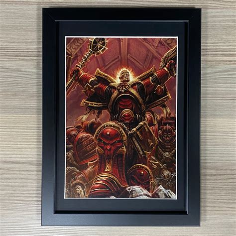 Games Workshop Warhammer 40000 40K Black Library Framed Art Etsy