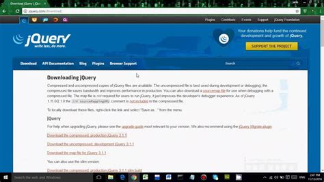 How To Add JQuery In Offline Mode Manually YouTube
