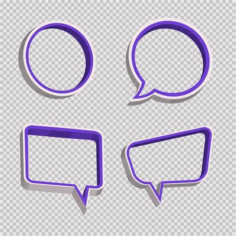 Premium Vector 3d Speech Bubble Dialogue Box And Text Chatting Or Live Streaming Box With 3d