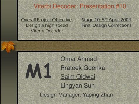 Ppt Viterbi Decoder Presentation 10 Powerpoint Presentation Free Download Id5766585