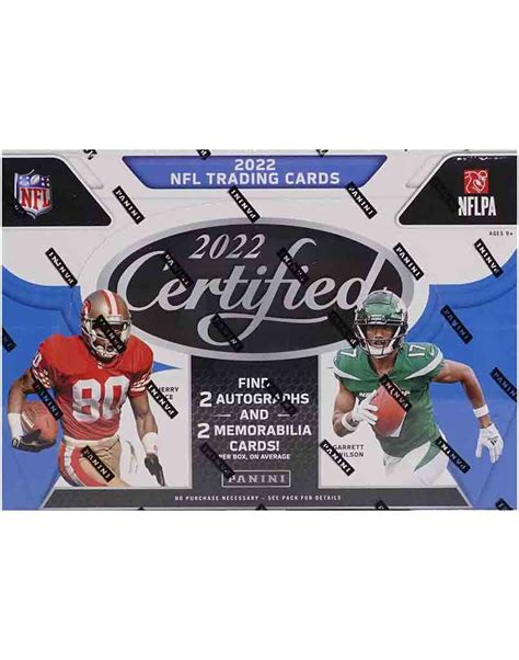 2022 Panini NFL Football Certified Hobby Box Diggaz Trading Cards