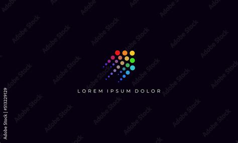 Vector Graphic Logo Design Abstract Pictogram Combination Arrow Shape