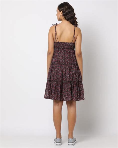 Floral Print Tiered Dress Jiomart