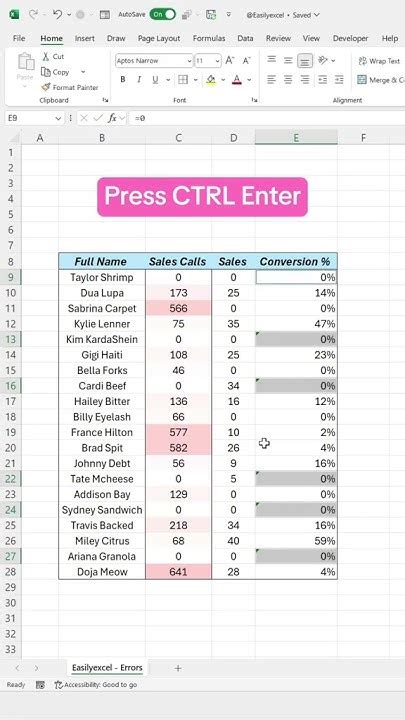 how to remove errors in excel exceltrickshots excel shorts