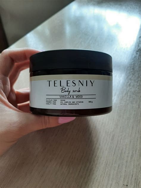 Скраб для тела антицеллюлитный TELESNIY Vanilla & wood - «Этот скраб ...