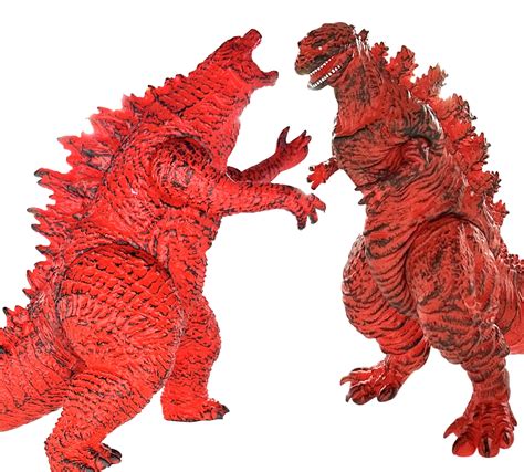 Twcare Godzilla Fire Shin Figure Set King Of Monsters Toys Movable
