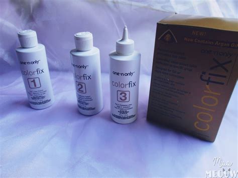 Review One N Only Color Fix Hair Color Remover Miss Meoow