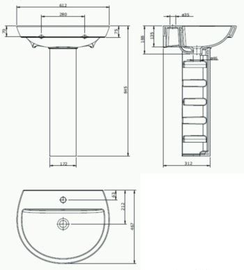 Altura De Un Lavabo