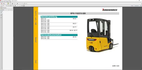 JUNGHEINRICH Service Information JETI ForkLift SH V DE DE