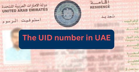 How Can I Find My Uid Number Uae What Is The Uid Number