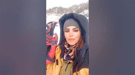 Iranian Mountaineer Girl🌹🥰🌹دختر کوهنورد ایرانی Shorts Climb قله