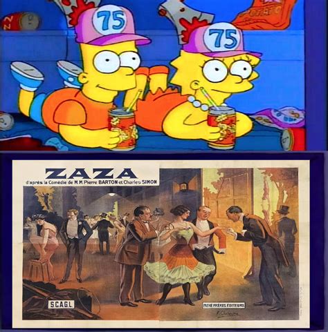 Bart And Lisa Watch Zaza 1913 By Perro2017 On Deviantart