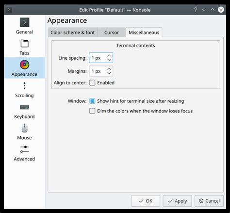 White Or Black Lines In Konsole Output With Plasma Scaling