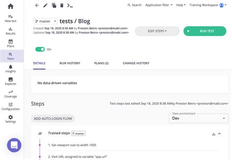 introduction to the mabl test automation application